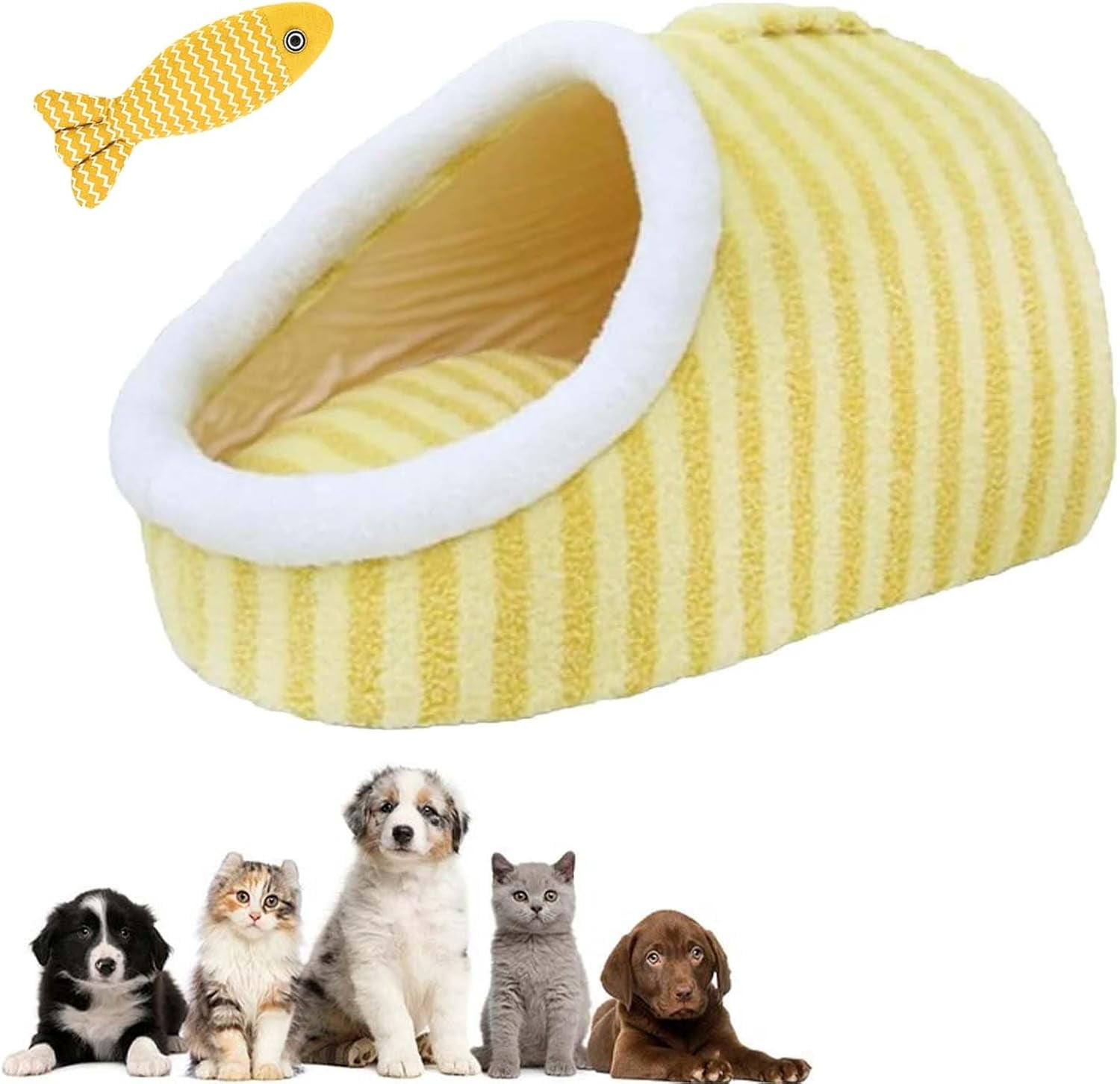 Zentric Cozy Hideaway Pet Bed, Zentric Cat Bed, Cozy Dog Bed with Cover ...
