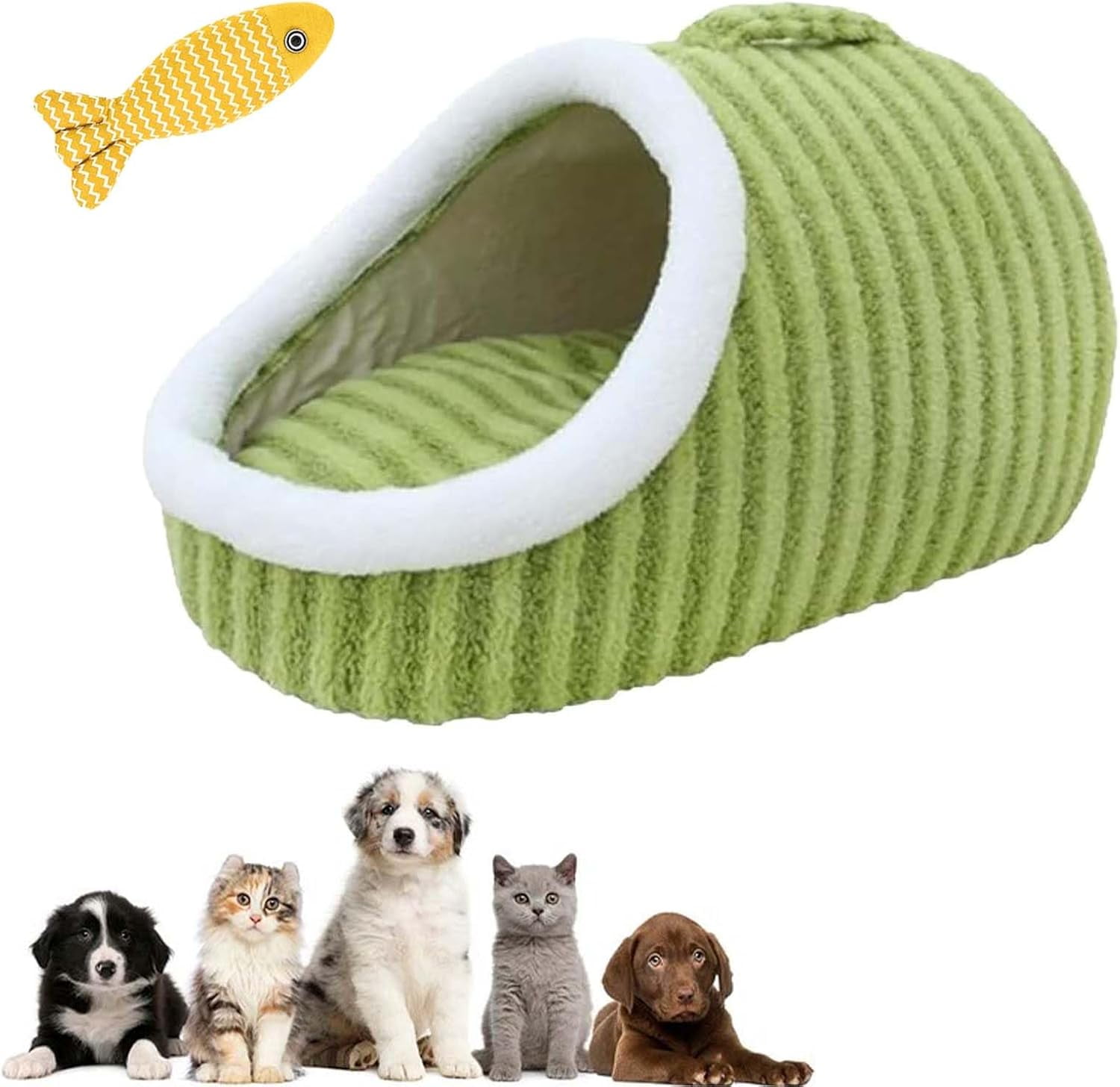 Zentric Cozy Hideaway Pet Bed, Zentric Cat Bed, Cozy Dog Bed with Cover ...