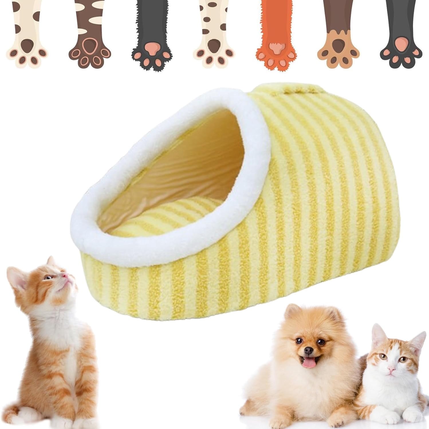 Zentric Cozy Hideaway Pet Bed, Cozy Cave Dog Bed Large, Cozy Pet ...