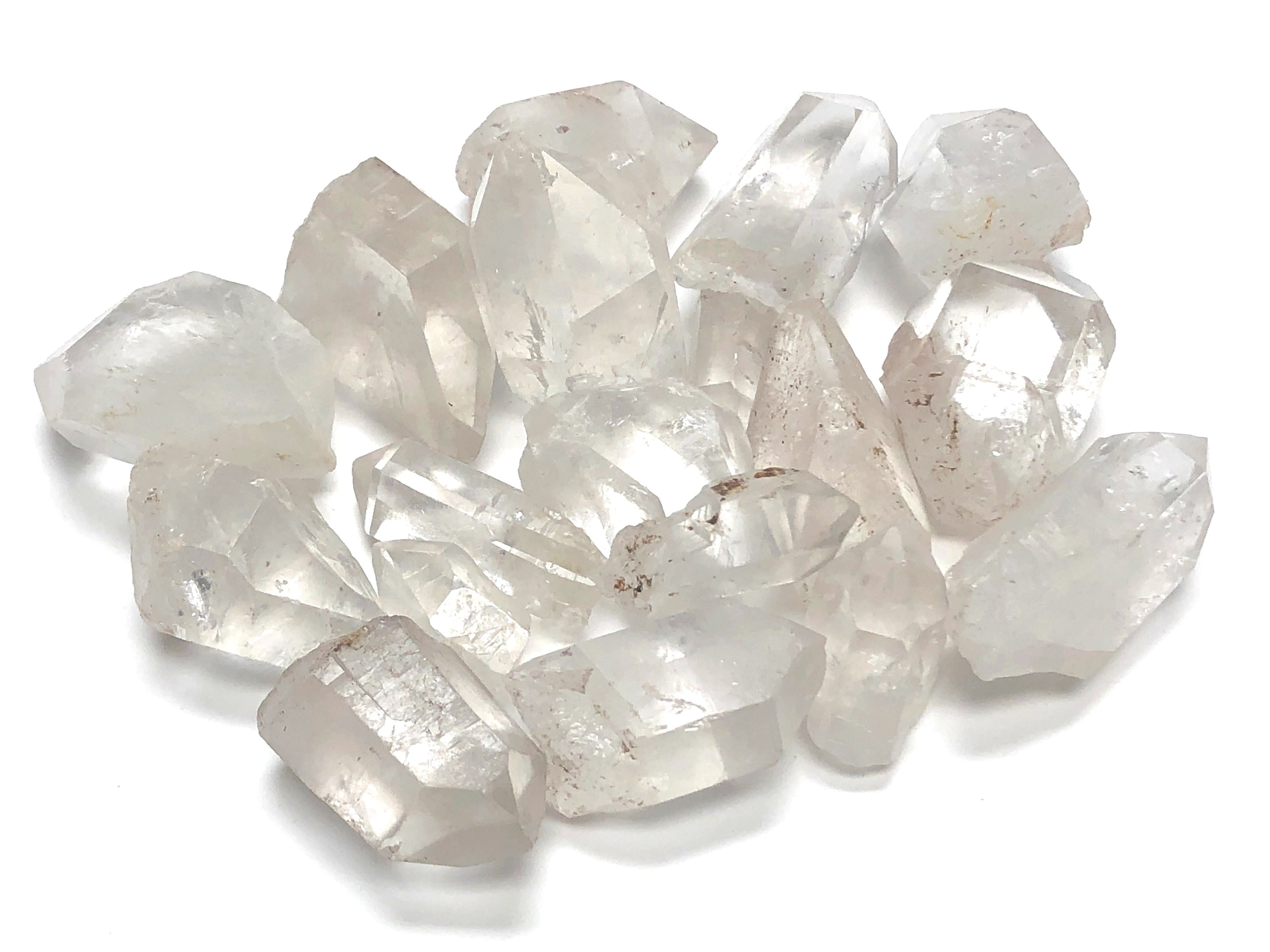 Zentron Crystal Collection: 1/2 Pound Natural Clear Quartz Points ...
