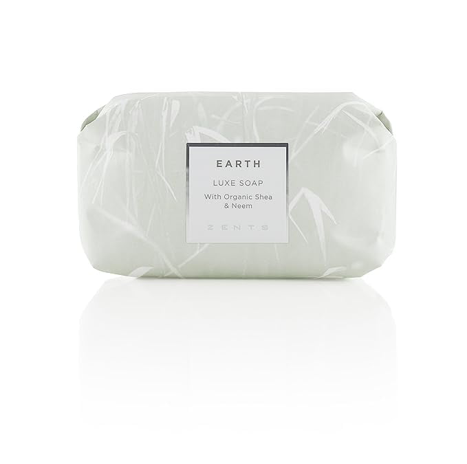 Zents Triple-Milled Luxe Bar Soap (Earth Fragrance) Moisturizing Hand ...