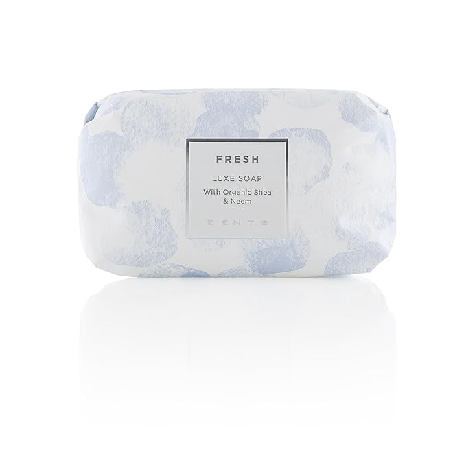 Zents Triple-Milled Luxe Bar Soap (Fresh Fragrance) Moisturizing Hand ...