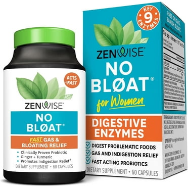 Zenwise Digestive Enzymes with Probiotics and Prebiotics Supplement ...