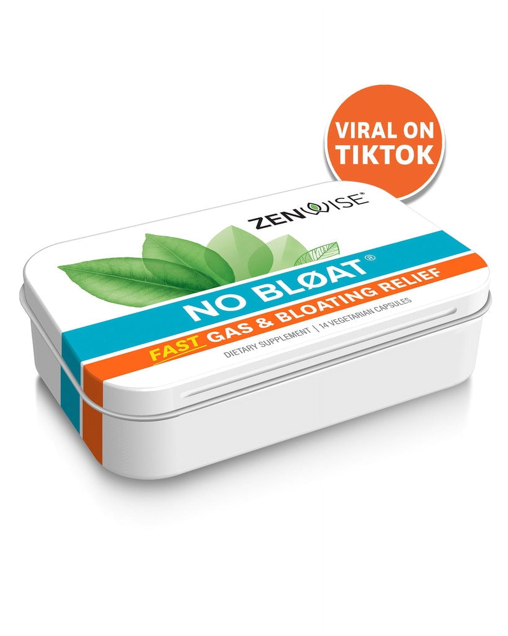 Zenwise No Bloat, Probiotics Digestive Enzymes Herbal Supplement Travel ...