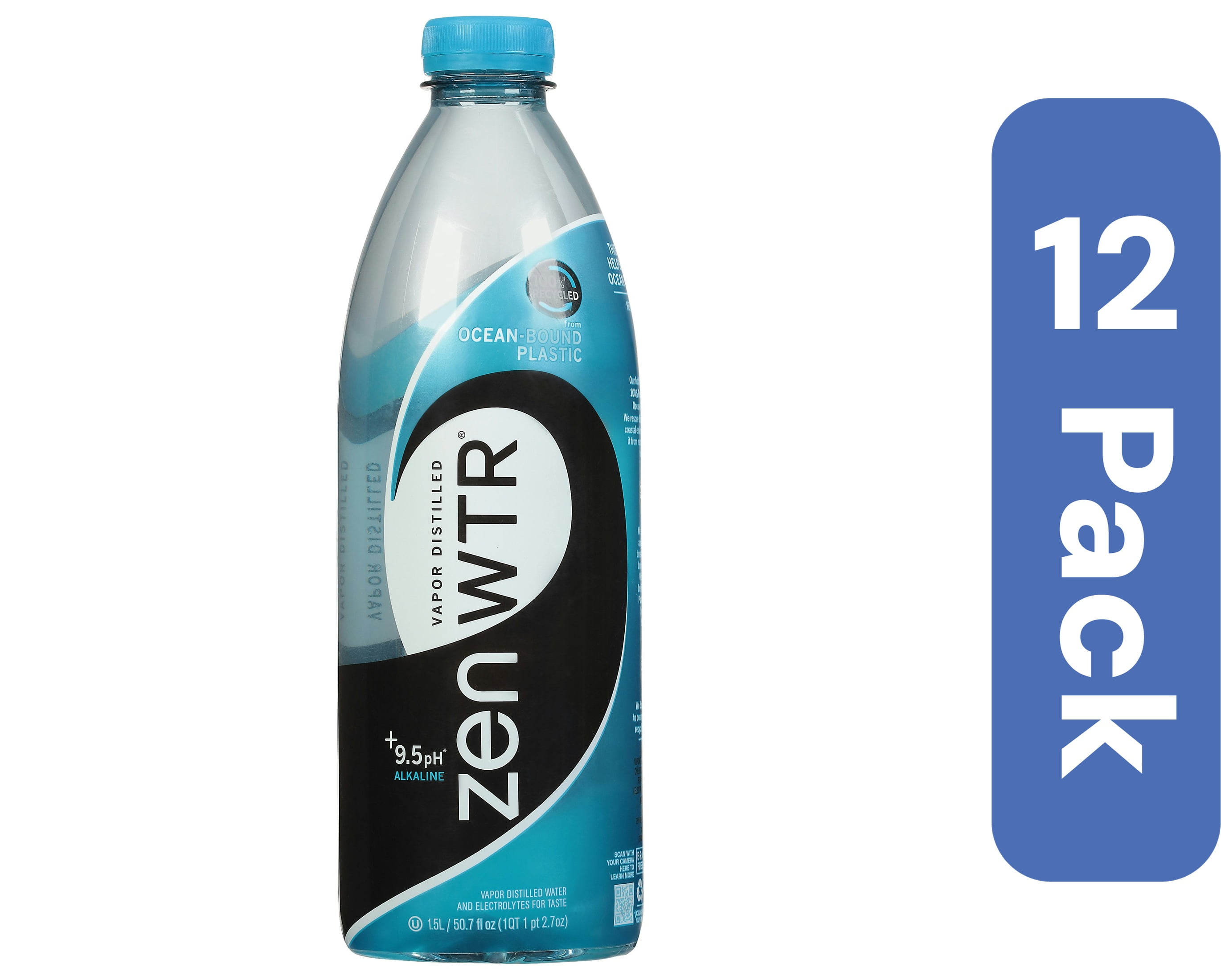 Zenwtr Alkaline Water 50.7 fl oz (Pack Of 12) - Walmart.com
