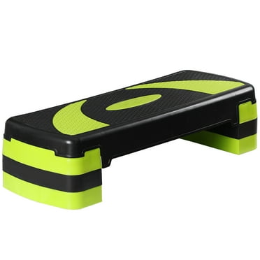 ZENSTYLE 43'' Adjustable Fitness Stepper with 4 Risers, Aerobic ...