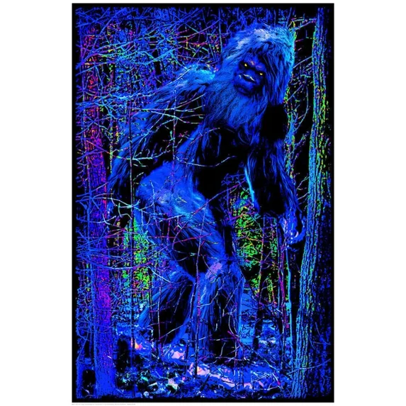 Zeny Bigfoot Poster UNFRAMED PAPER POSTER, Home Decor - Walmart.com