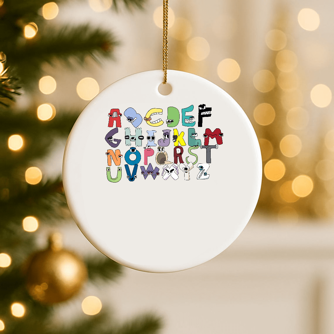 Zeny Decor Alphabet Lore A To Z Ornament, Feeling Character Ornament ...