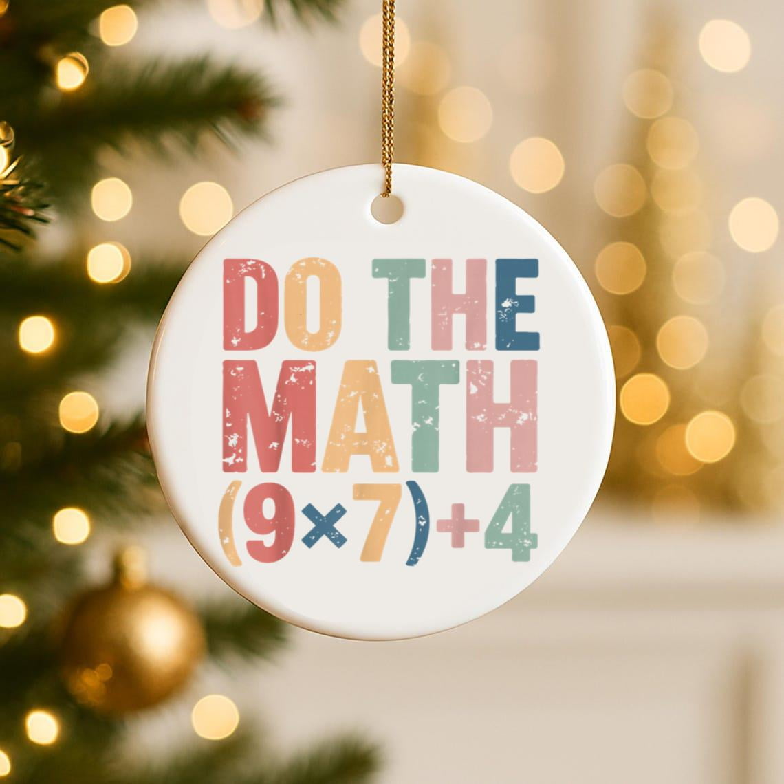 Zeny Decor Do The Math 67 Funny Six Seven Teacher Ornament 2D FLAT ...