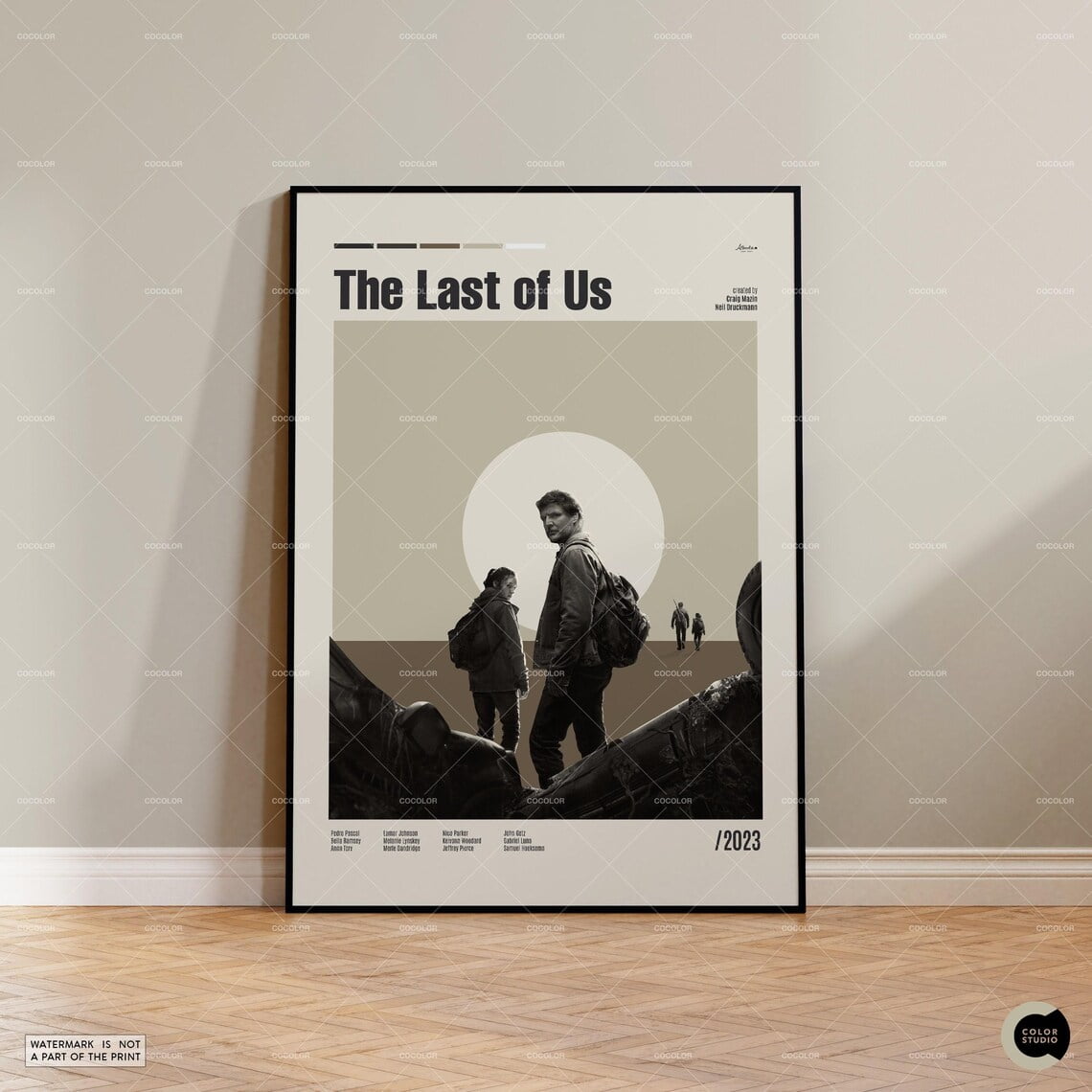 Zeny Decor Post-Apocalyptic Survival Poster Retro Minimalist Dark ...