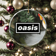 Zeny Oasis Decca Logo Iconic British Rock Band Ornament Glass Ornament ...