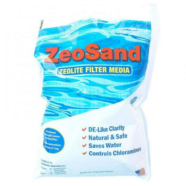 Zeo Sand Zeolite Swimming Pool Filtration Media 2 x 25 lb. Bag (50lb ...