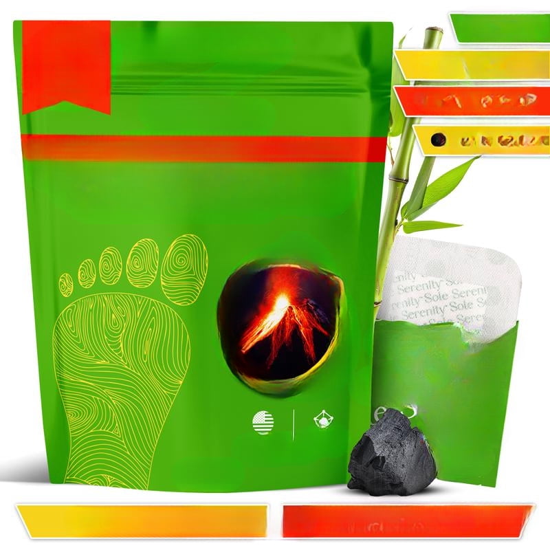 Zeolite Detox Deep Cleansing Foot Patches for Sleep with Ginger Root ...
