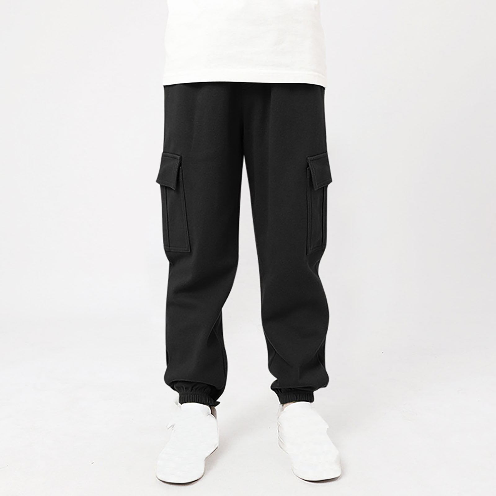 Zeophrasy Children's Cargo Pants Spring Children Pants Men Work Pants ...