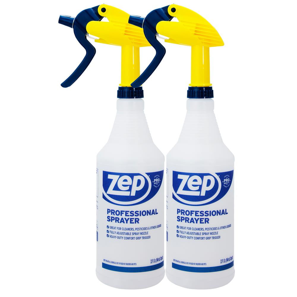 Zep 32 oz. Professional Spray Plastic Bottle (2-Pack) - Walmart.com
