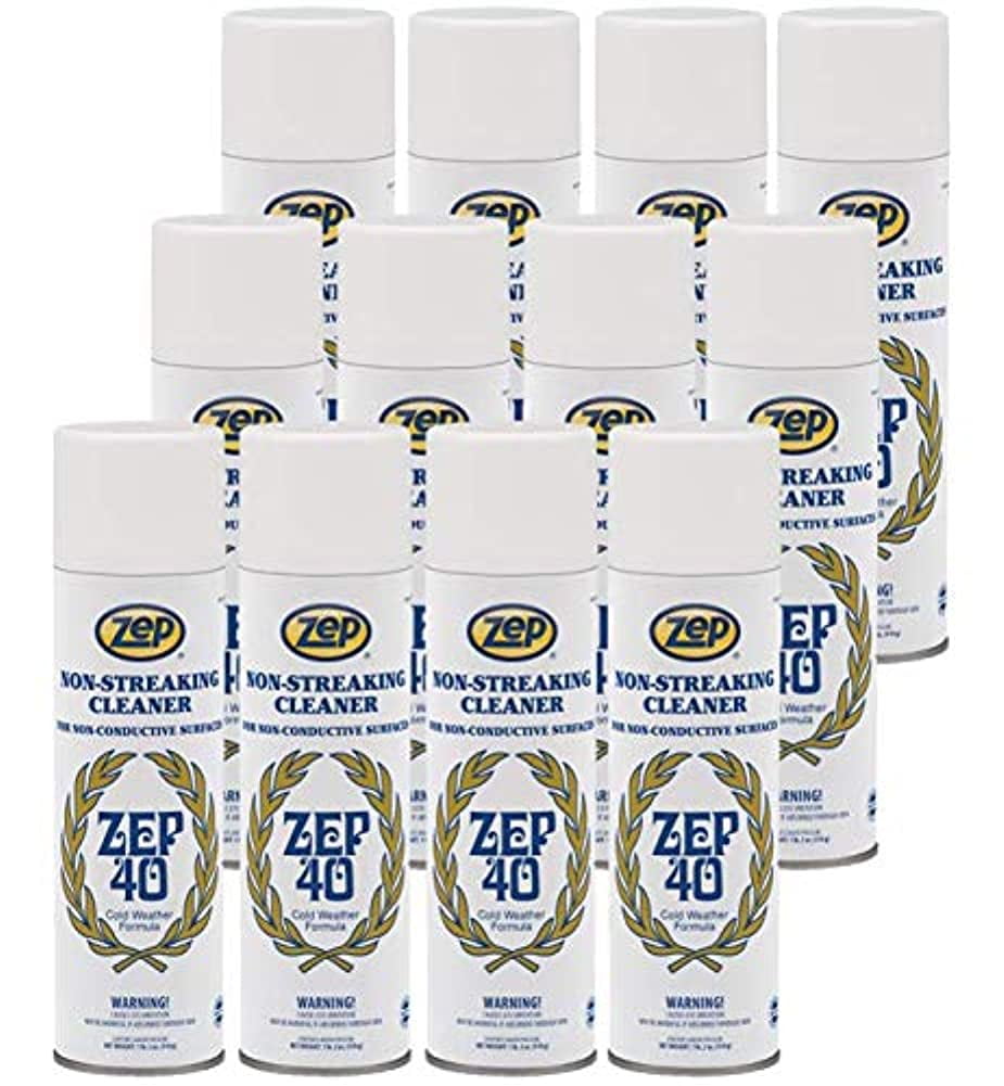 Zep 40 Multi-Surface Cleaner, Glass, Mirror, Chrome, Stainless Steel ...