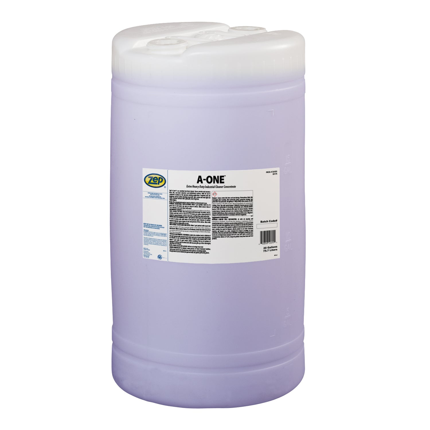Zep A-One Extra Heavy-Duty Industrial Cleaner Concentrate - 20 Gallon ...