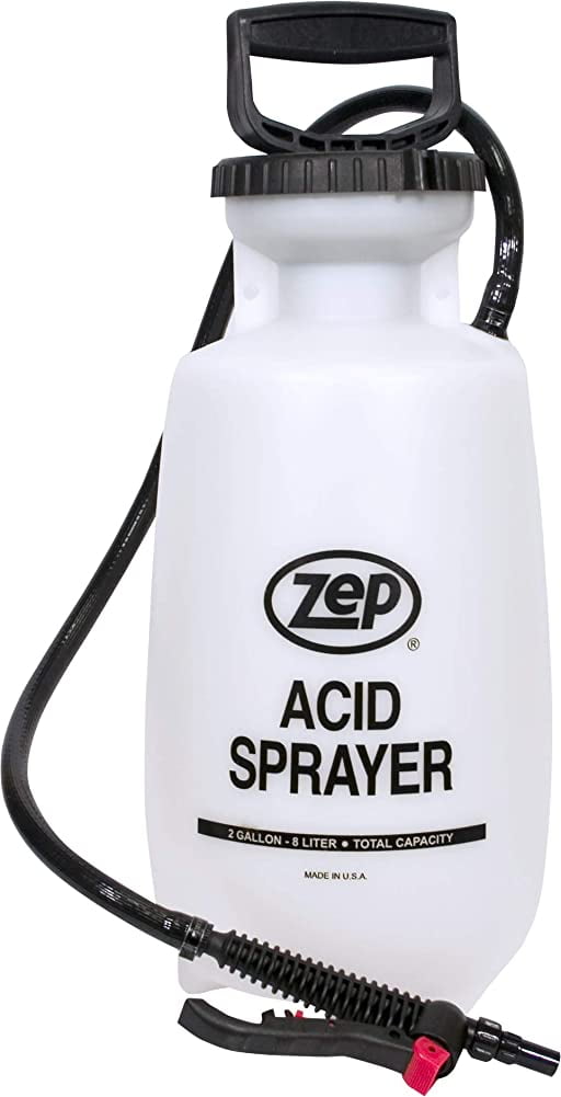 Zep Acid Sprayer - 2 Gallon (Each) - 783101- Industrial Grade Chemical ...