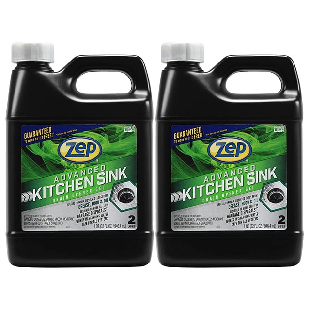 Zep Advanced Kitchen Drain Opener 32 oz (Case of 2) U49710 - Formulated ...