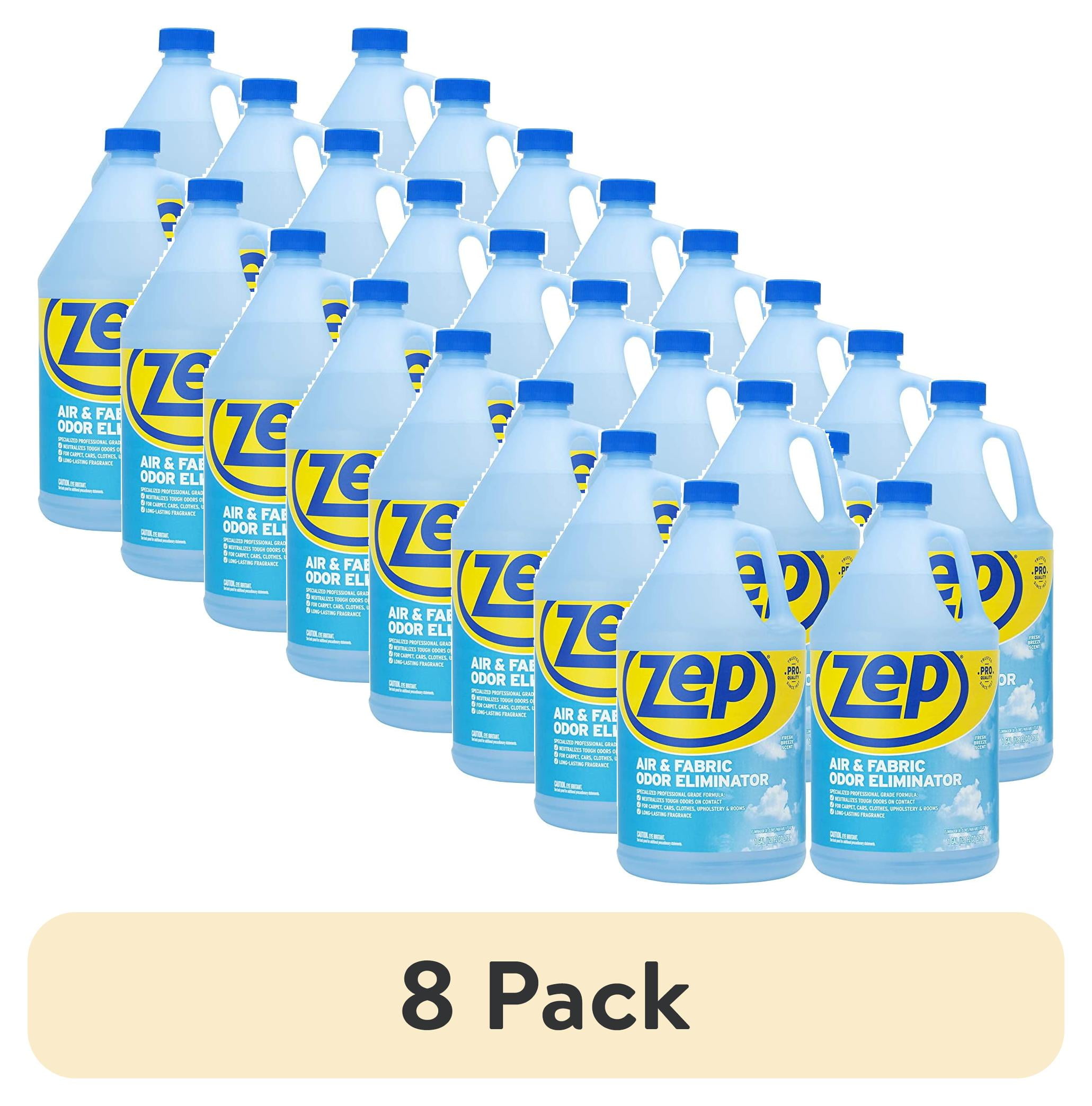 (8 pack) Zep Air and Fabric Odor Eliminator - 128 oz (Pack of 1) ZUAIR128 - Refresh Your Home ...