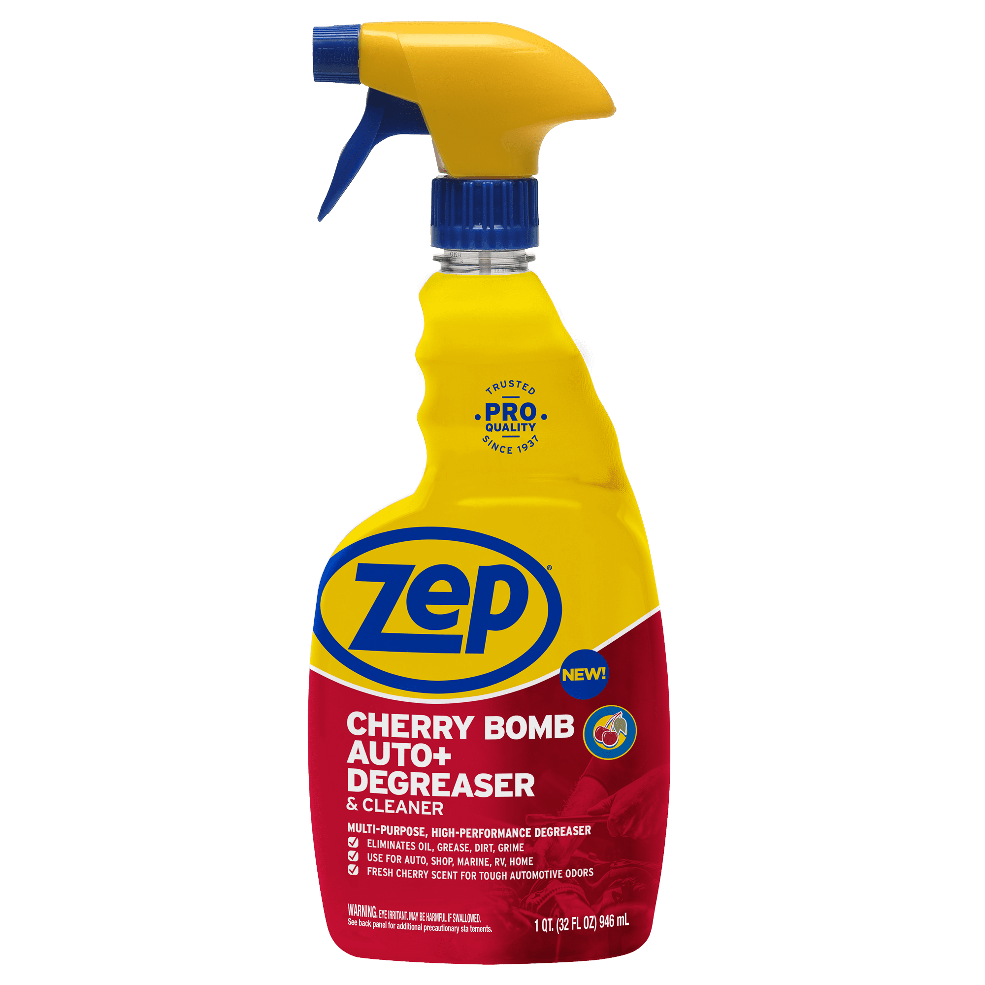 Zep Cherry Bomb Automotive Degreaser, 32 oz, for Auto/RV/Boat, Garage ...