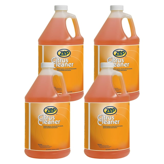 Zep Citrus Cleaner - 1 Gallon (Pack of 4) - 45524 - FOR WORKPLACE and ...