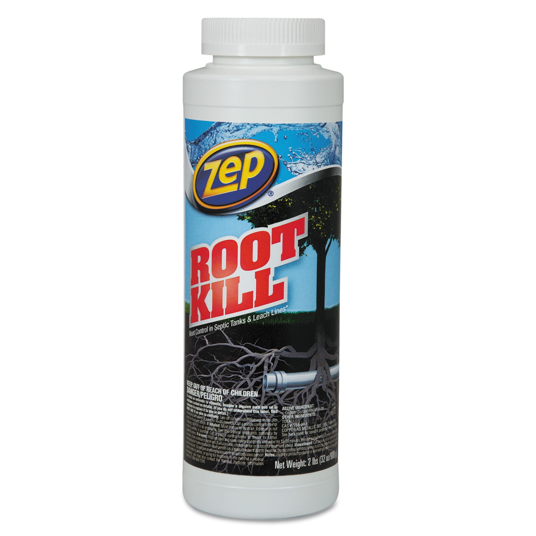 Zep Commercial Extra Strength Septic Friendly Root Kill Drain Cleaner ...