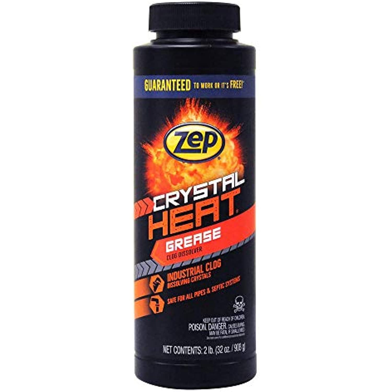 Zep Crystal Heat Grease Clogger, 2 Lbs - Walmart.com