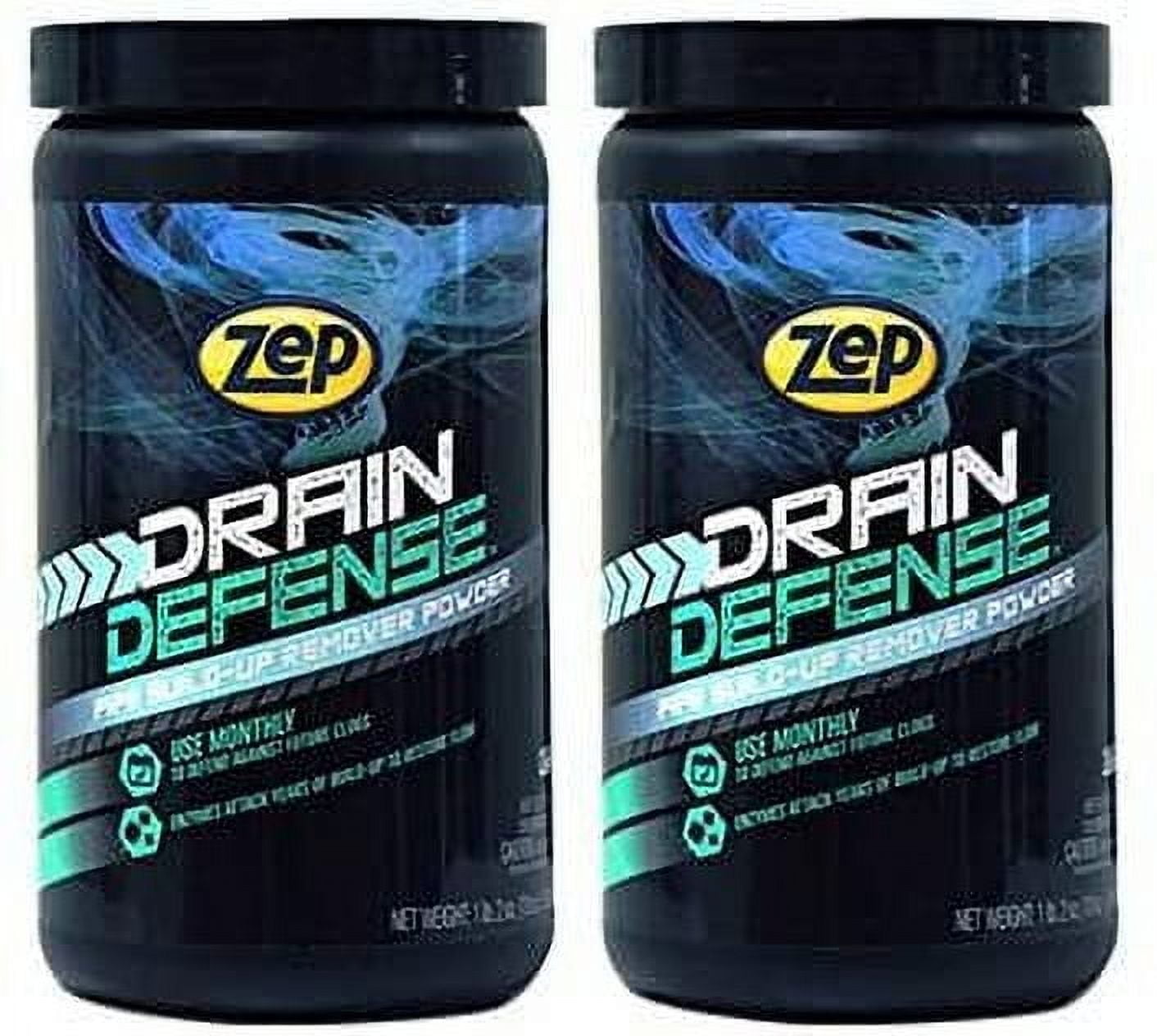 Zep Cleaner Friendly Enzyme Drain Defense Care Powder, Safe for Pipes ...