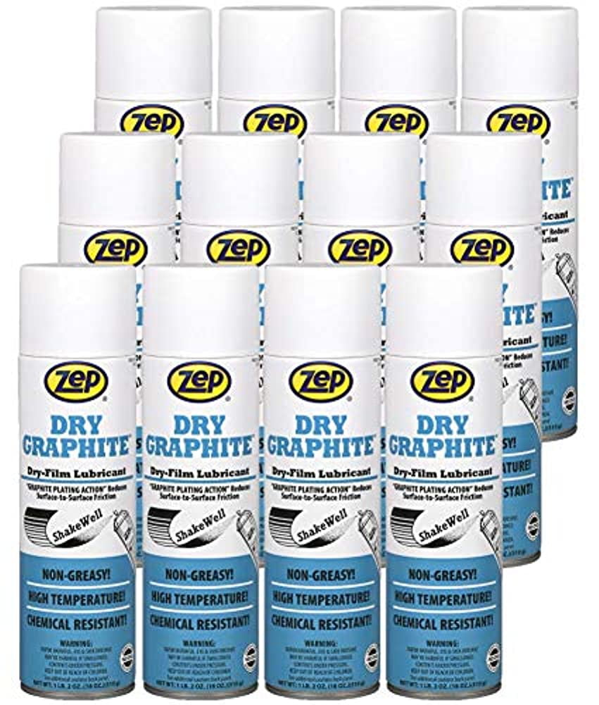 Zep Dry Graphite Lubricant - 18 oz (Case of 12) 16401 - Coats Metal and ...