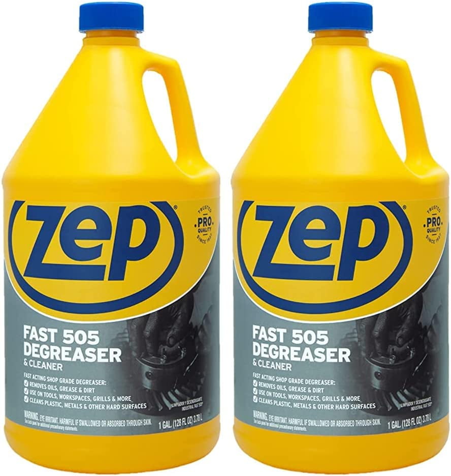 Zep Industrial Cleaner and Degreaser, 128 oz, Removes Grease, Dirt ...
