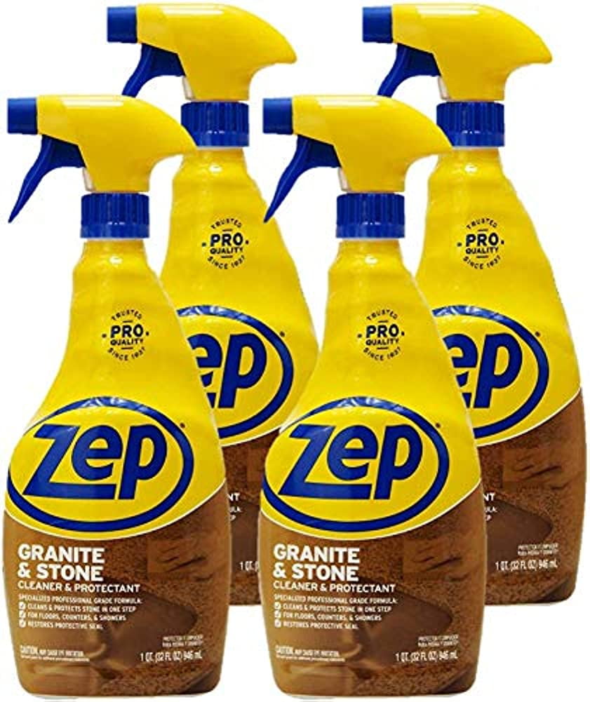 Zep Granite and Stone Cleaner and Protectant - 32 oz (Case of 4) ZUCSPP ...