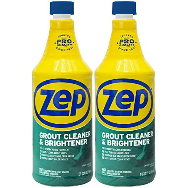 Zep Kitchen and Bathroom Tile Whitener - 32oz Grout Cleaner and ...