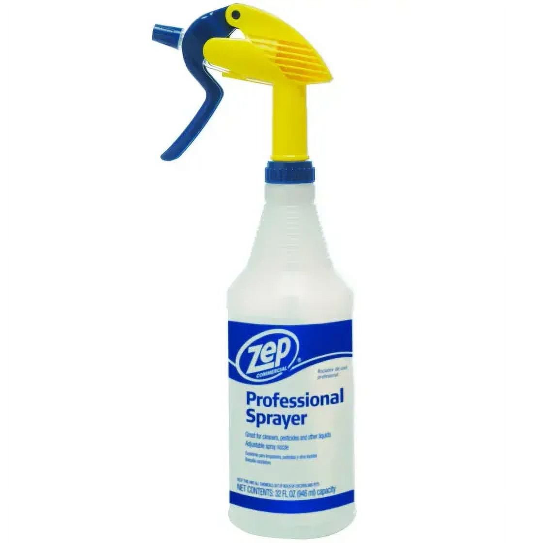 Zep HDPRO36 Spray Bottle, 32 Ounce Capacity, Plastic, Clear, Each ...