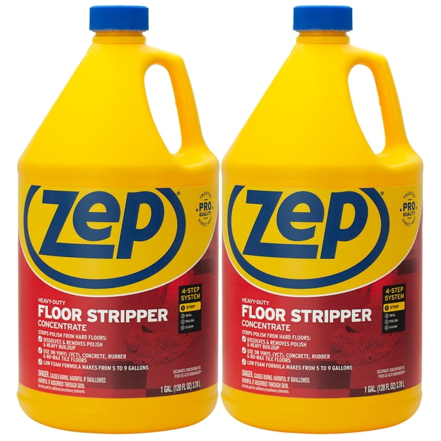 Zep Industrial Heavy-Duty Floor Stripper Concentrate for Concrete, Tile ...
