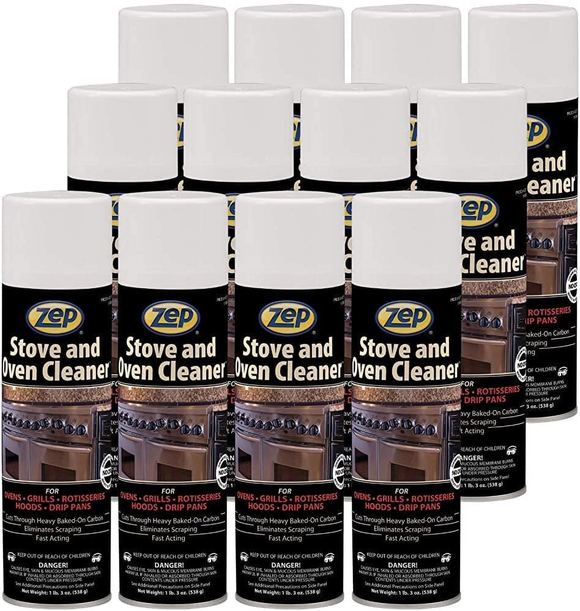 Zep Heavy-Duty Foaming Oven and Stove Cleaner - 19 oz (Case of 12 ...