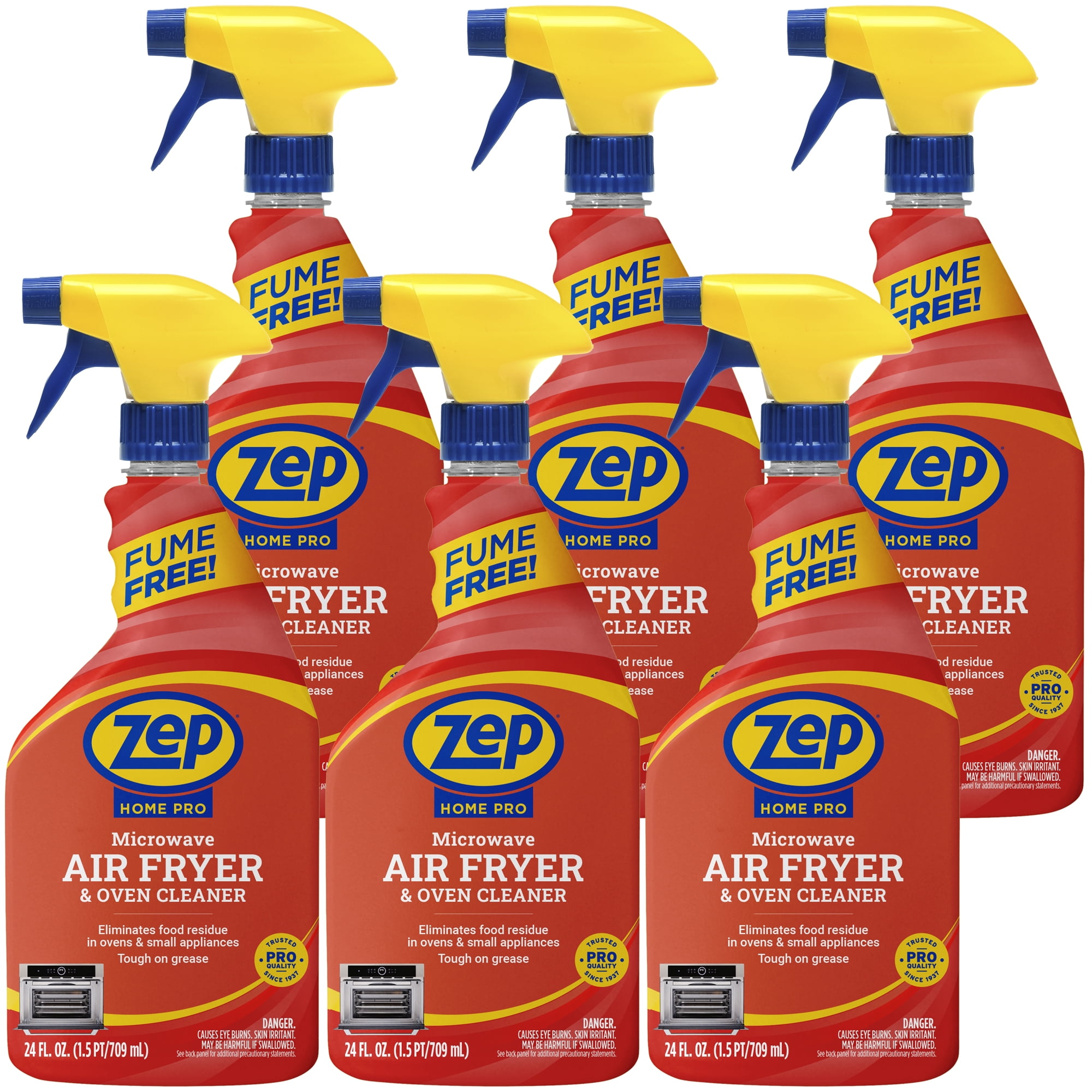 Zep Home Pro Fume-Free Air Fryer and Microwave Cleaner - 24 oz (Case of ...