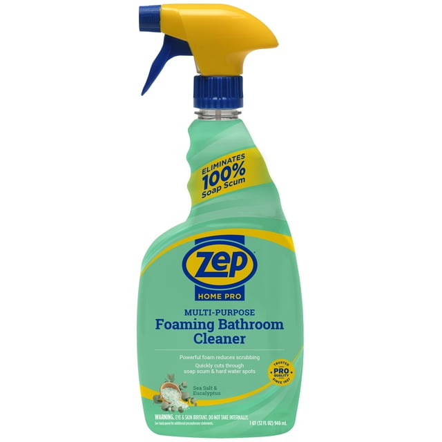 Zep Home Pro Multi-Purpose Foaming Bathroom Cleaner 32oz - Walmart.com