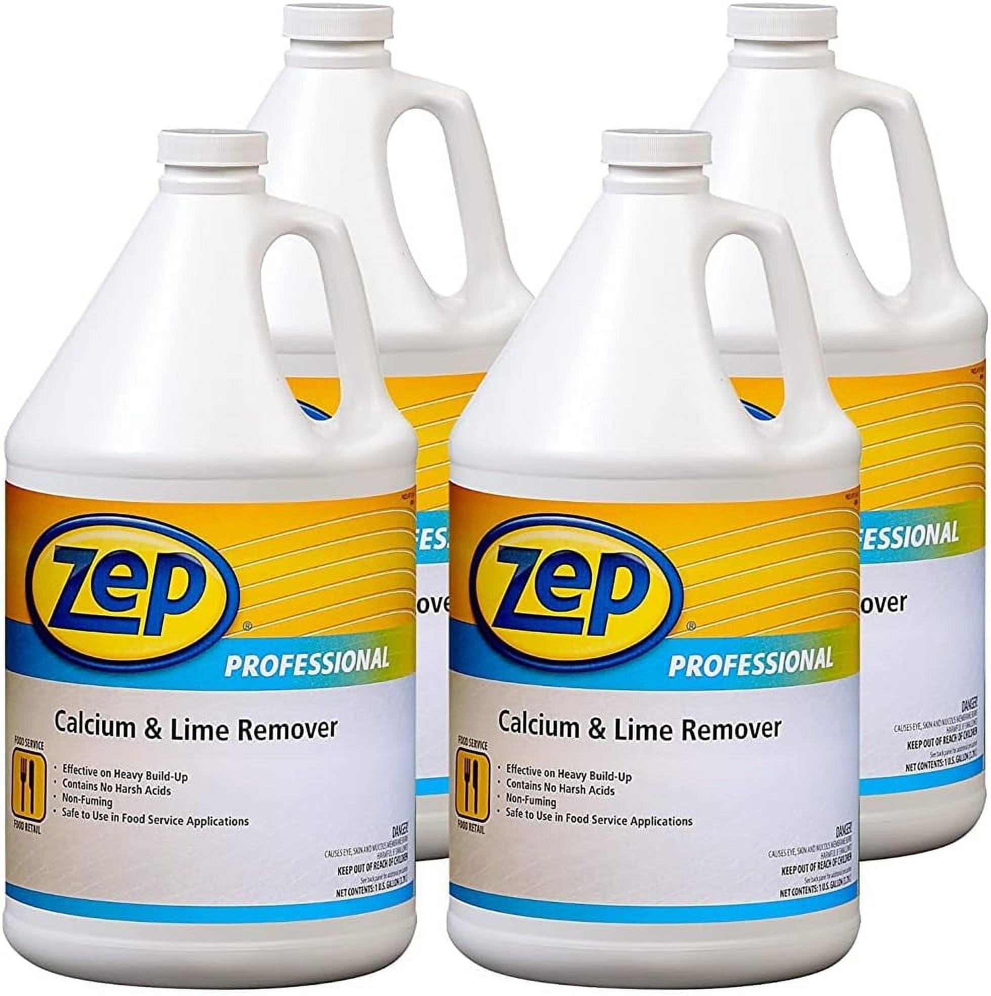 Zep Industrial Calcium and Lime Remover - 128 Ounce (Case of 4) 1041491 ...