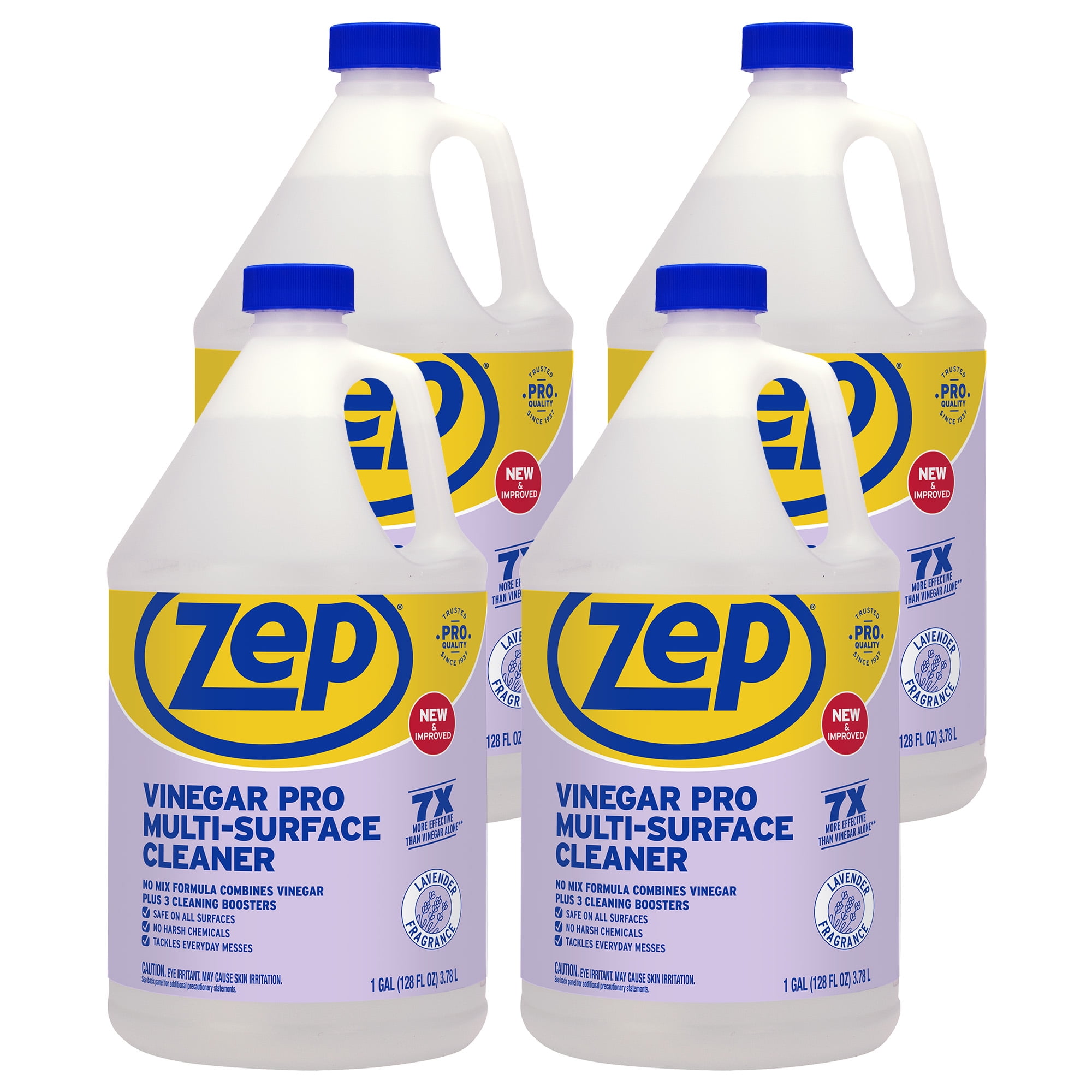 Zep Industrial Cleaning Vinegar, Multi-Surface Cleaner Spray, 1 Gallon ...