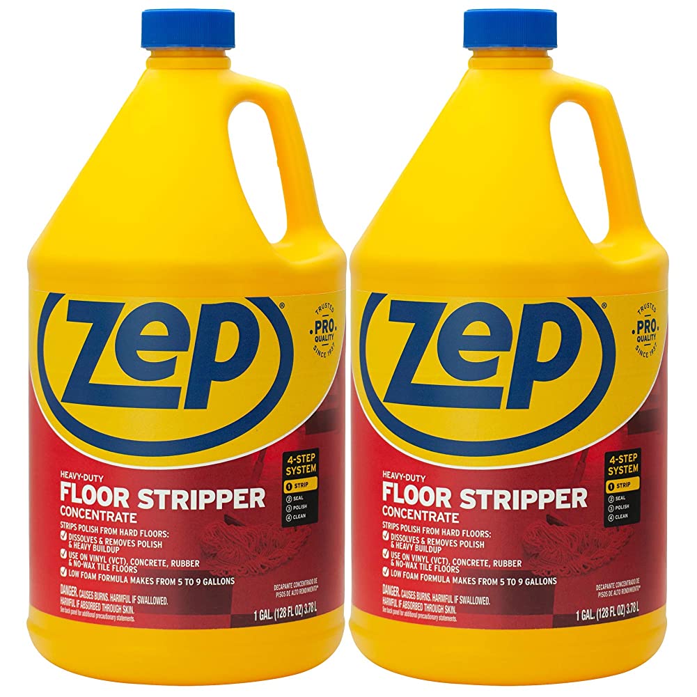 Zep Industrial Heavy-Duty Floor Stripper Concentrate for Concrete, Tile ...