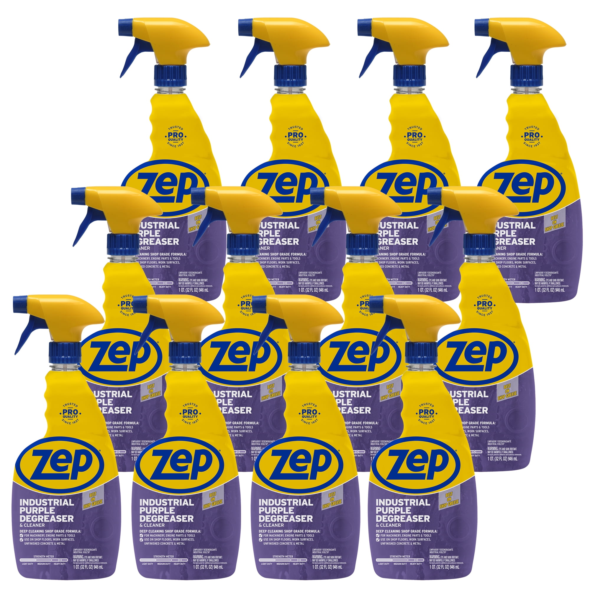 Zep Industrial Purple Cleaner And Degreaser Concentrate - 32 oz. (Case ...
