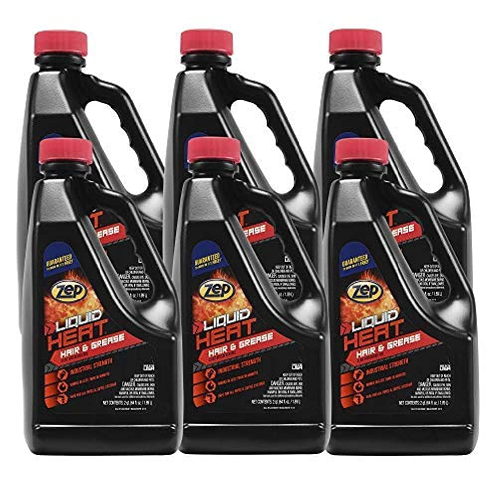 Zep Professional Strength Liquid Heat Drain Opener for Kitchen Sinks ...