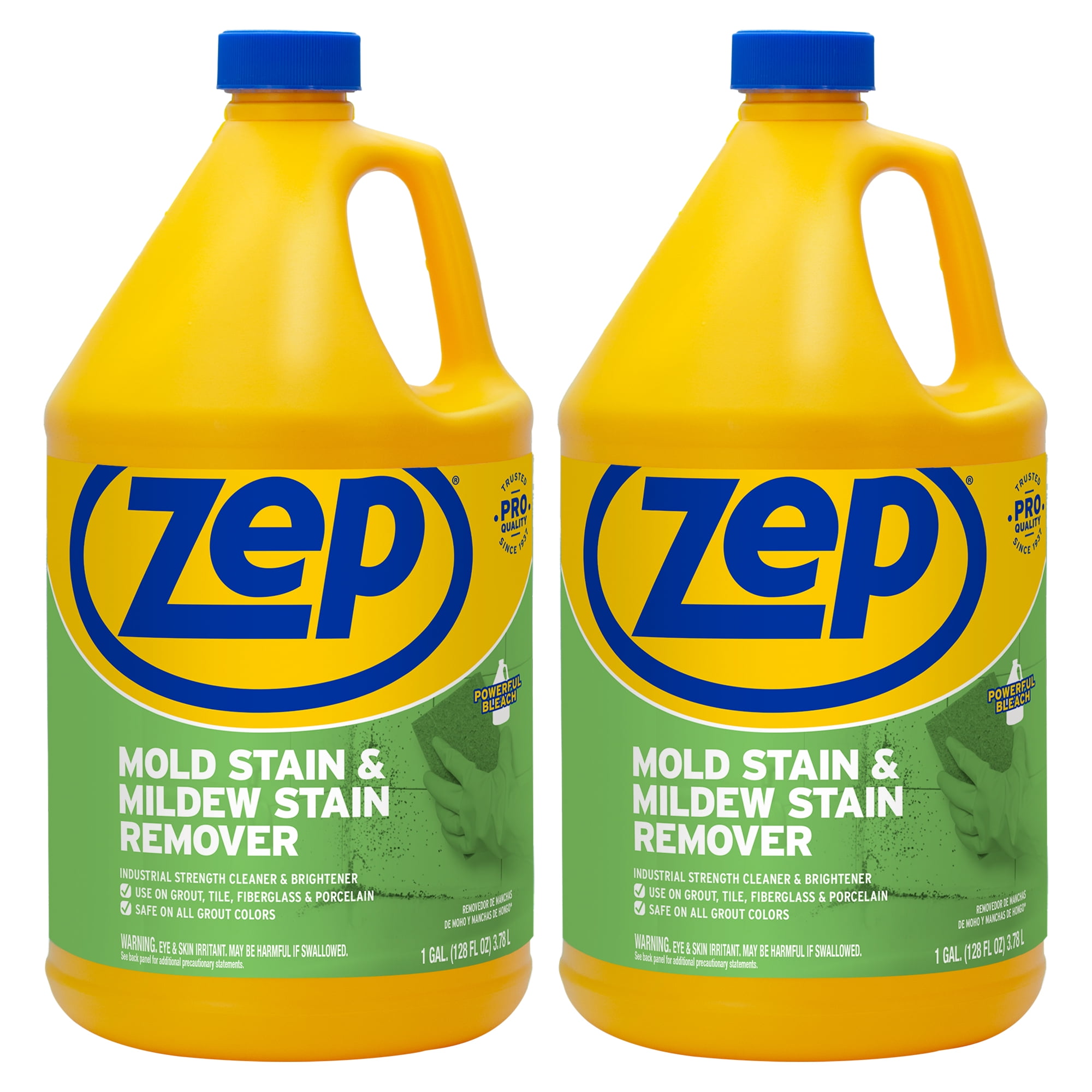 Zep Pro Strength Mold & Mildew Remover, 1 Gal Bathroom Cleaner (Case of ...