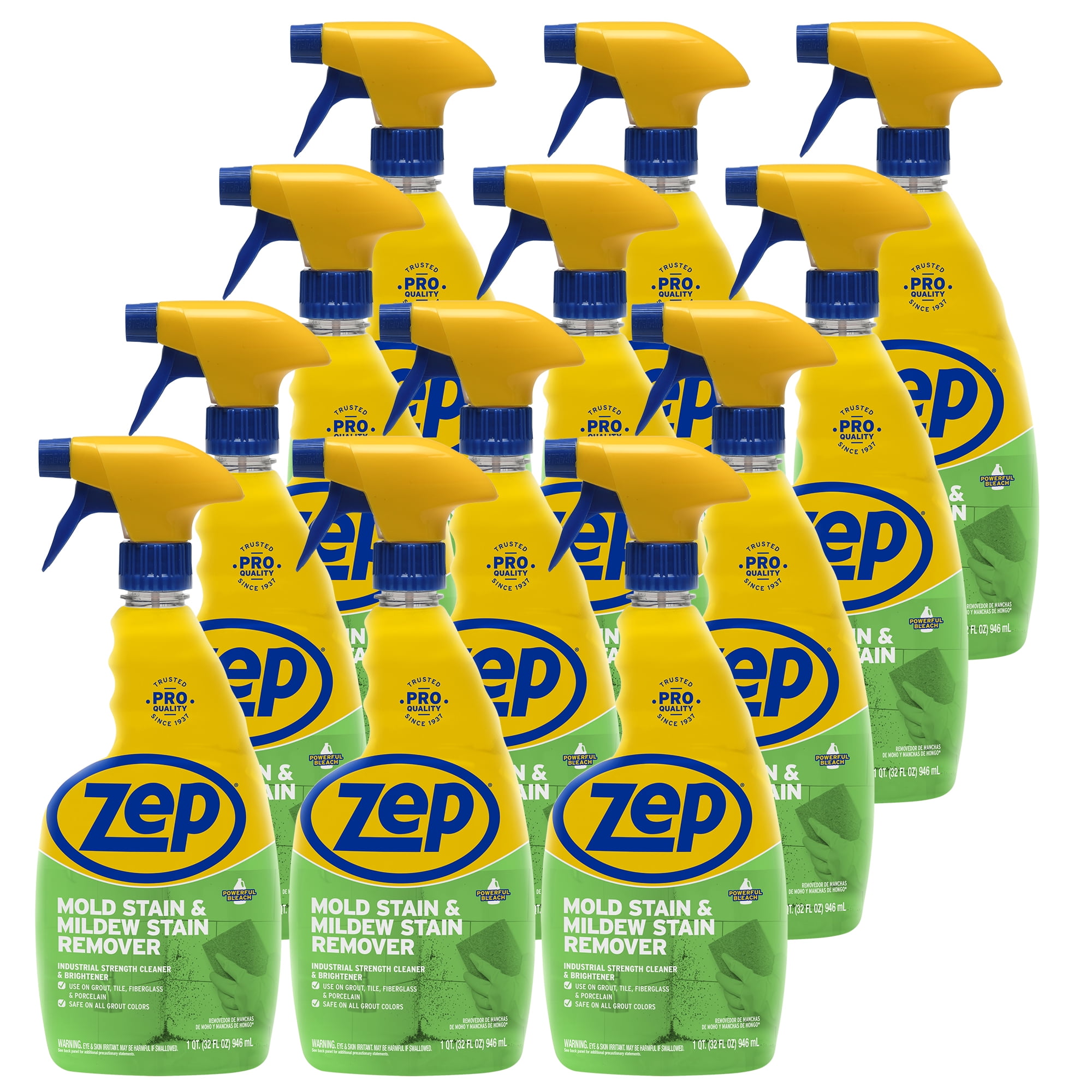Zep Professional Strength Mold & Mildew Stain Remover, Bathroom Tub ...