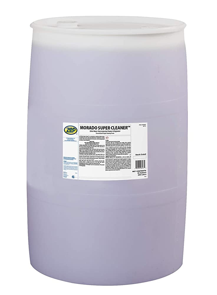 Zep Morado Super Cleaner - Commercial Heavy-Duty Degreaser, 55 Gallons ...