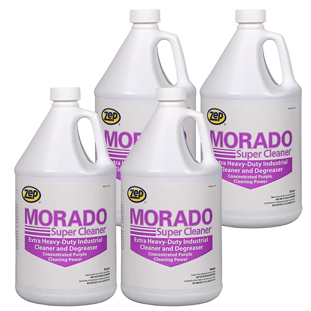 Zep Morado Purple Concentrated Super Cleaner - 1 Gallon (Pack of 4 ...