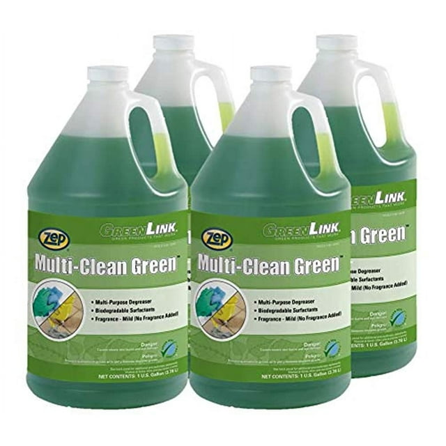 Zep Multi-Clean Green Cleaner and Degreaser - Multi-Purpose for Surface ...