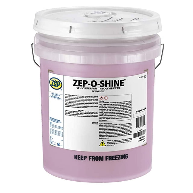 Zep-O-Shine Car Wash Concentrate - 5 Gallon (One Bucket) 38235 ...