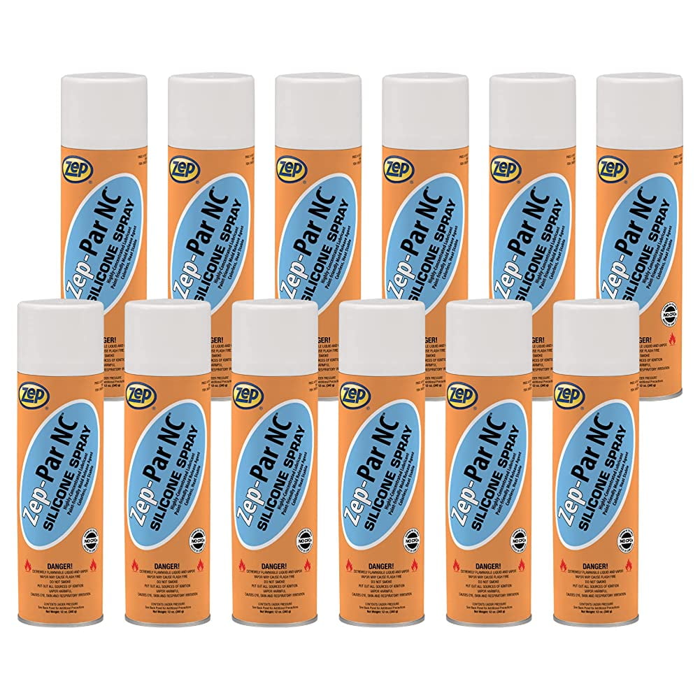 Zep-Par NC Multi-Purpose Silicone Grease Spray Lubricant - 12 oz. (Case ...